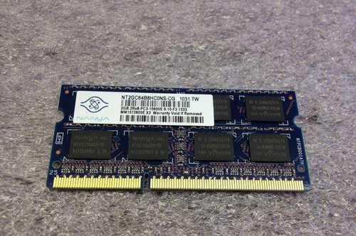 DDR3 2GB 1333 мГц SO-dimm (оперативная память 2гб)
