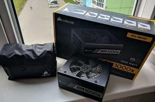 Топовый 1000Вт 80 Plus Gold блок Corsair RM1000x