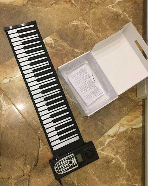 Портативное пианино Roll up piano