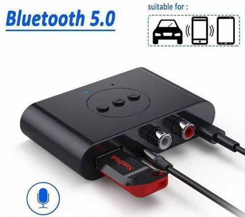 Аудиоприемник Bluetooth 5,0, U-диск, RCA, 3,5 мм