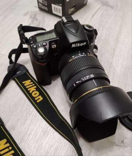 Зеркальный фотоаппарат nikon D90 Sigma AF 17-50mm