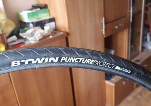 Покрышки btwin puncture protect 700x25 пара
