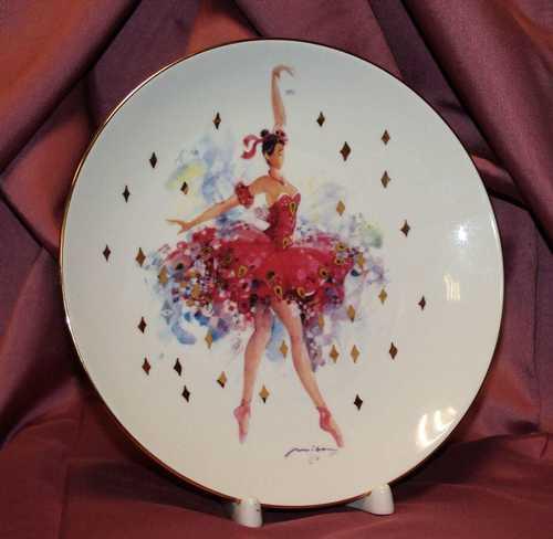 Декоративная тарелка «фея смелости » Миша Ленн