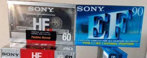 Аудиокассета Sony EF90, Sony HF60