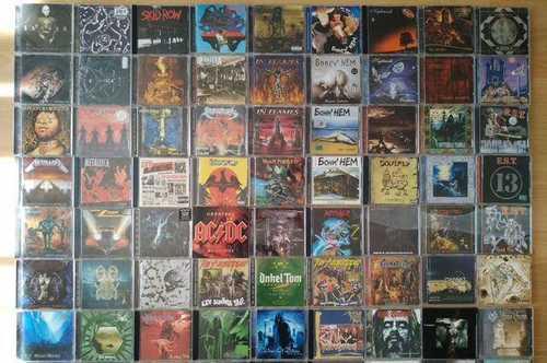 Компакт диски фирменные метал рок панк поп разное