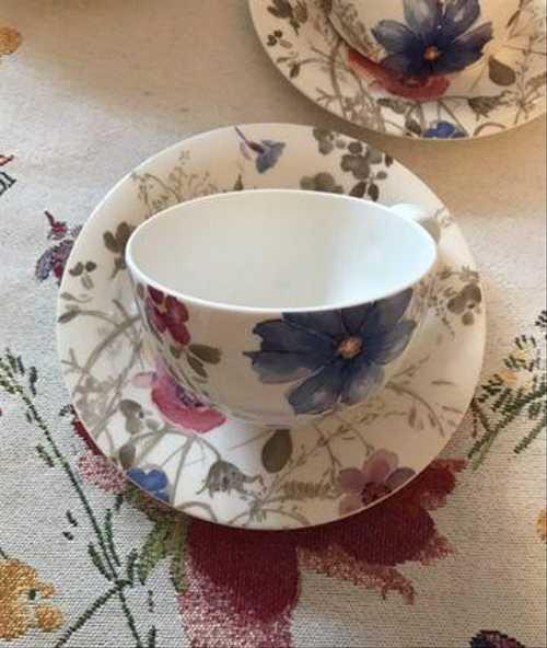 Villeroy&boch Mariefleur Gris чайные пары 0,38