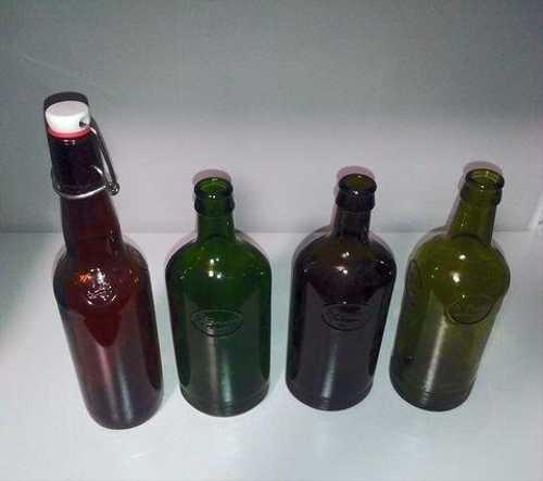 Бутылки пивные и ящики для стеклотары