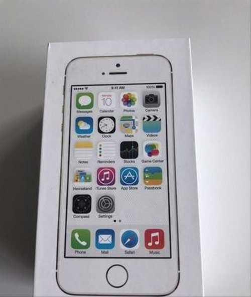 Коробка от iPhone 5s, Gold, 32GB