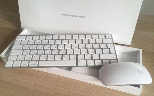 Комплект клавиатура и мышь Apple A1257 и А1644