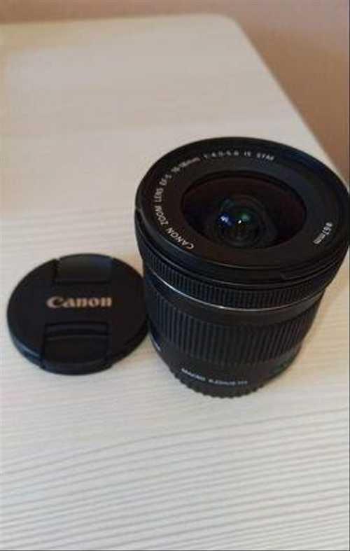 Продаю Объектив Canon EF-S 10-18mm f/4.5-5.6 IS ST
