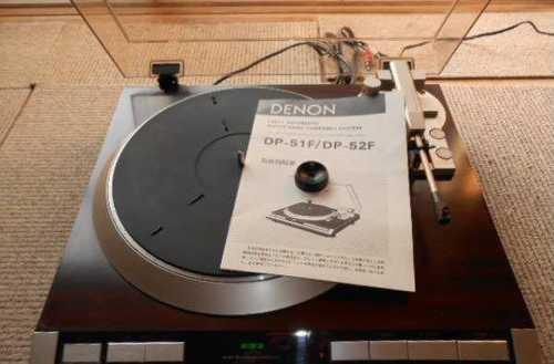 Виниловый проигрыватель denon DP-51F