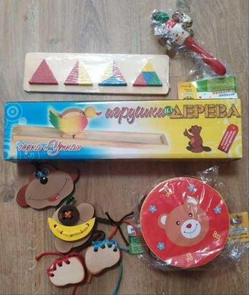 Новые деревянные игрушки