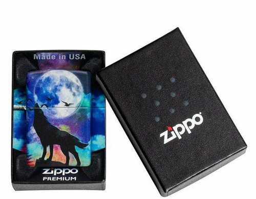 Зажигалка Zippo 49683 Wolf Design Оригинал Новая