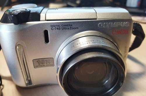 Компактный фотоаппарат Olympus C-740 10x Zoom
