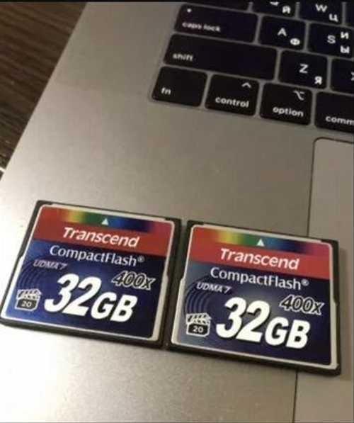 Карта памяти cf 32gb 400x transcend