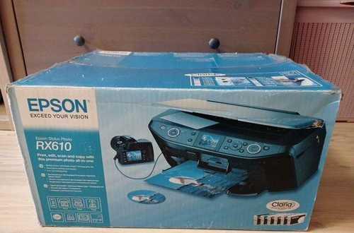 Ошибка принтера epson rx610