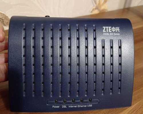 Adsl отключается постоянно модем zte 831