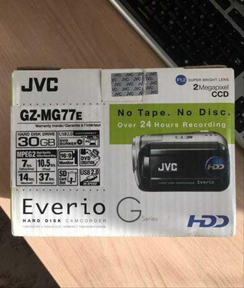 Цифровая видеокамера JVC GZ-MG77E