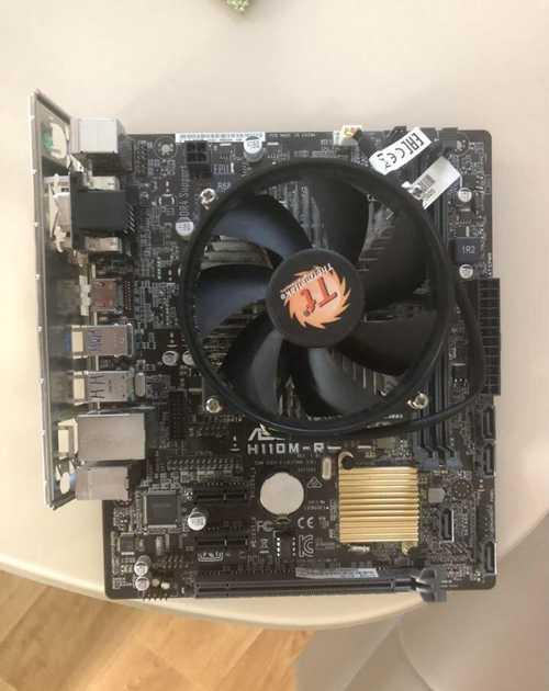 Процессор i3-6100 с материнской платой asus h110m