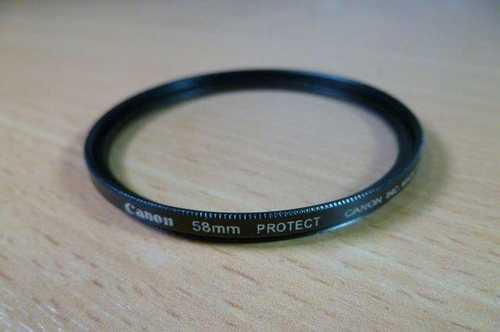 Фильтр Canon UV 58mm защитный, ультрафиолетовый