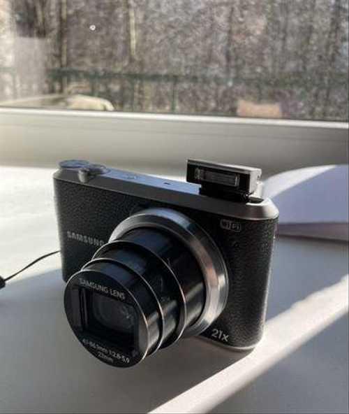 Компактный фотоаппарат Samsung WB350F черный