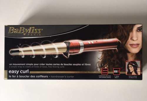 Конусная плойка babyliss easy curl