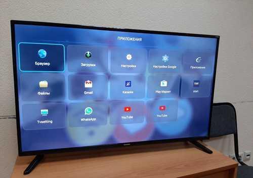 Телевизор 43" Telefunken TF-LED43S FullHD SmartTv