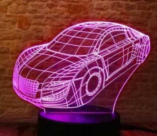 3D LED ночник