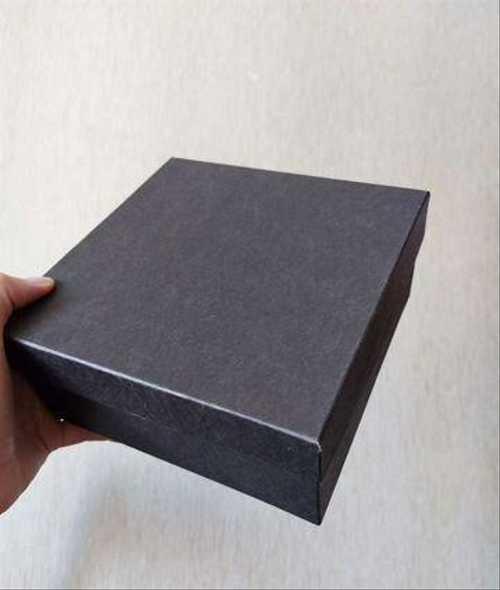 Коробка подарочная крышкой черная