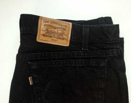 Американские винтажные черные джинсы Levis 530