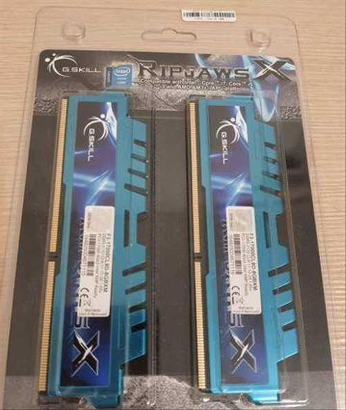 Озу G.Skill RipjawsX DDR3 2133 MHz 2x4Gb