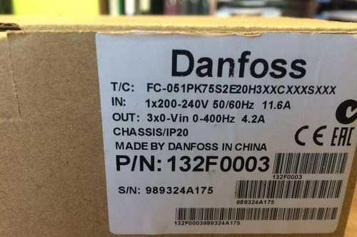 Частотный преобразователь Danfoss 132F0003