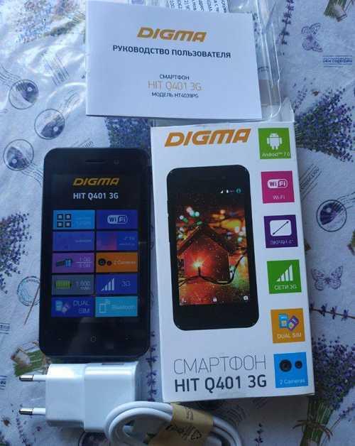 Телефон digma hit q401 новый