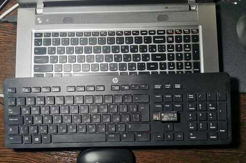 Беспроводная клавиатура и мышь HP