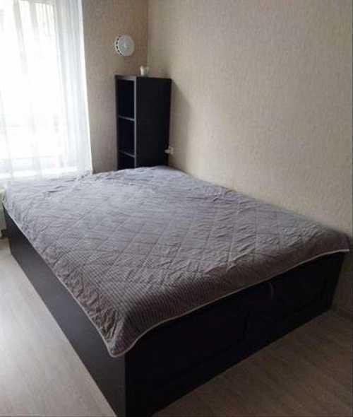 Kровать с подъёмным мех-ом IKEA brimnes 160*200