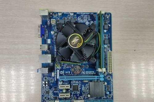 Комплект MB s1155 + Pentium G860 + 2Gb + Cooler