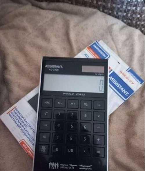 Новый настольный калькулятор assistant