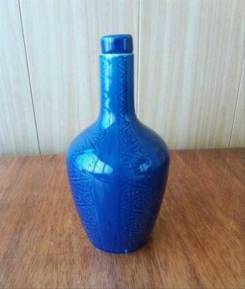 Ваза бутыль керамика
