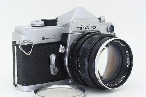 Фотоаппарат Minolta SR-7 + Rokkor 58/1.4