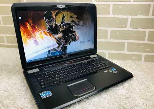 Msi GT780 17.3 IPS GTX 570M SSD 60GB+HDD 500GB 6GB