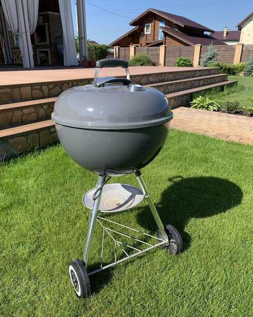 Гриль-барбекю угольный weber compact kettle 47 см