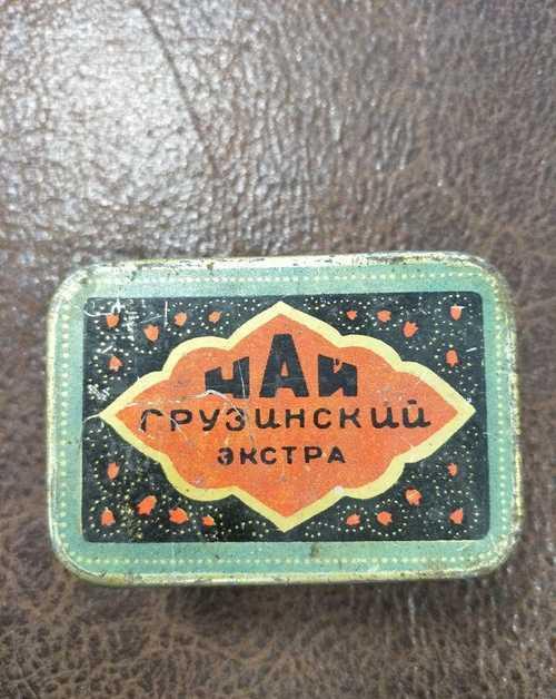 Банка для чая СССР жесть