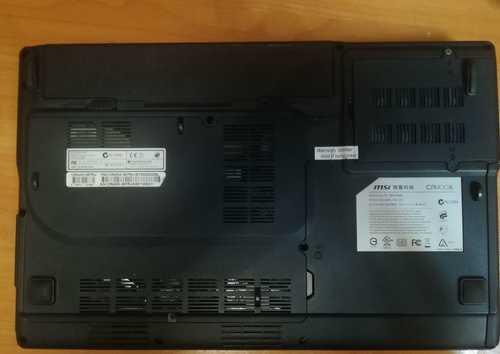 Материнскафя плата от MSI CR400 ноутбука