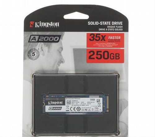 Накопитель SSD Kingston M.2 PCI-E x4 250Gb SA2000M