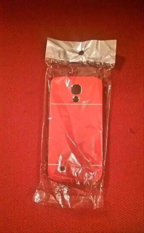Чехол Samsung Galaxy S4 mini i9190 алюминий красны