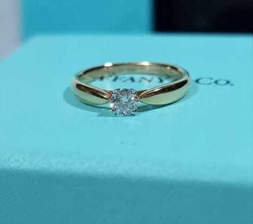 Золотое кольцо Tiffany & Co Harmony 0.21 ct