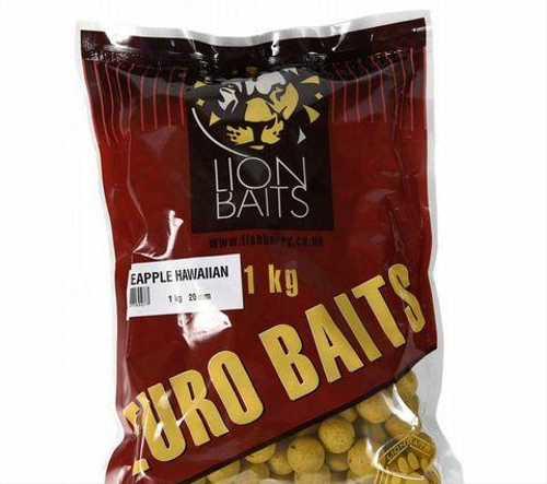 Бойлы lion baits 20мм Ананас-1кг