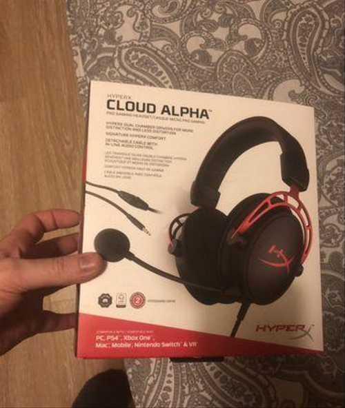 Игровые наушники HyperX Cloud Alpha Red (HX-hsca-R | Festima.Ru - Мониторинг объявлений