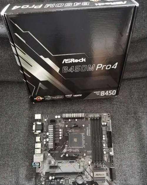 Asrock b450m pro на запчасти