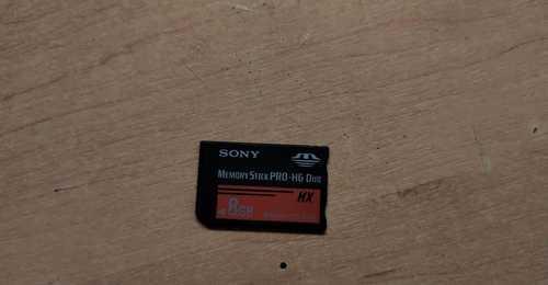 Sony memory Stick Pro-HG Duo 8gb